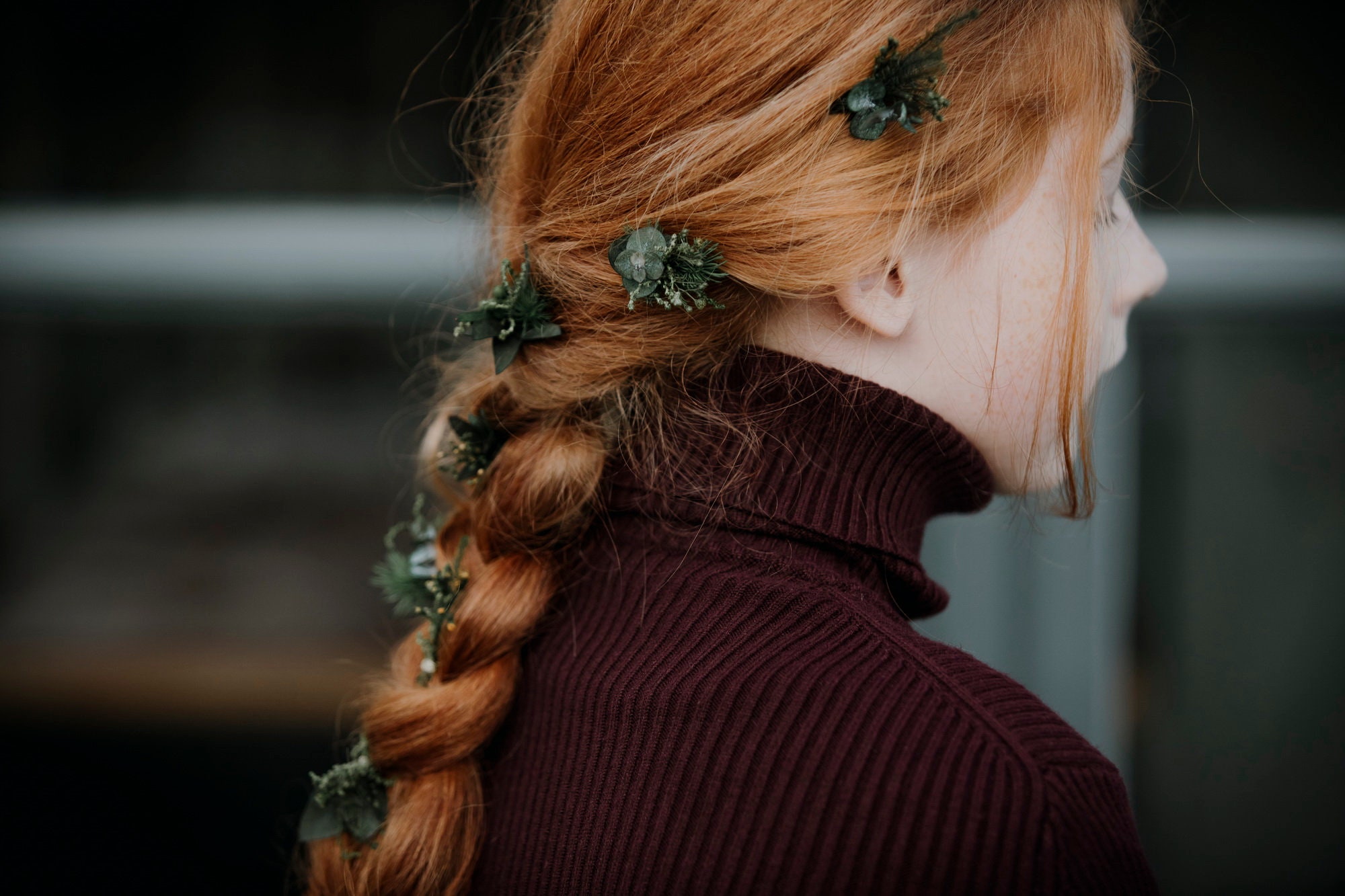 EUCALYPTUS Pin Minimal Greenery Red Preserved Pin / Bridal | Etsy