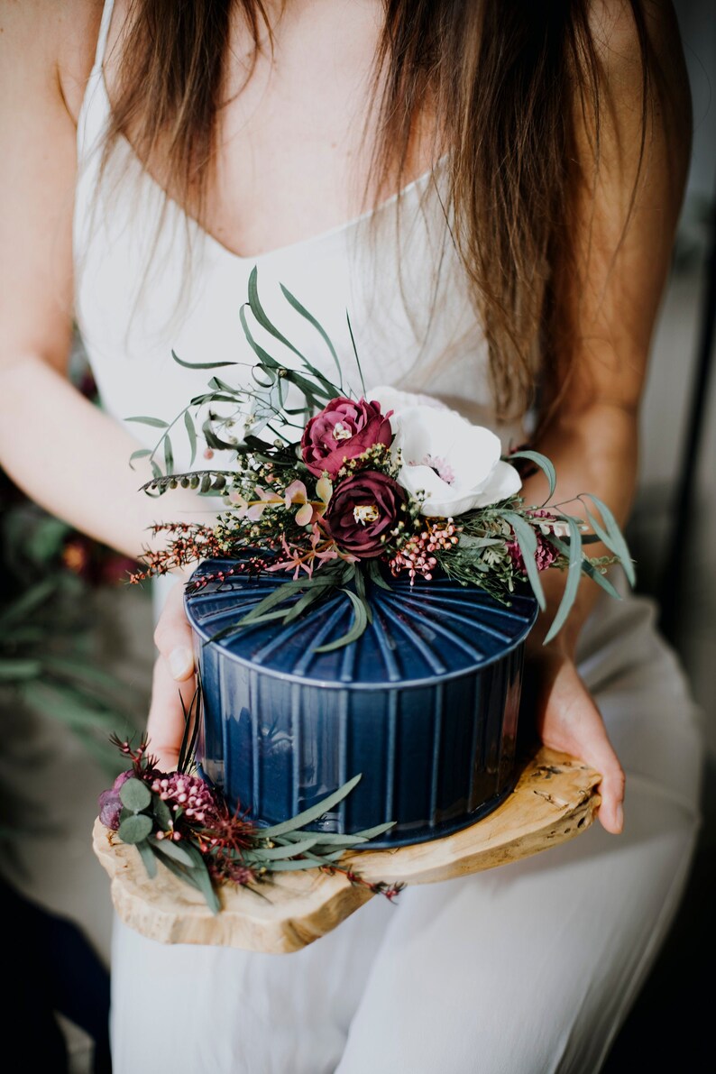 AZIZA Cake Topper Set Colorful Wedding Cake Flowers With | Etsy