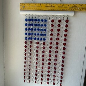American Flag Decoration Crystal Sun Catcher Great Veteran Patriotic ...