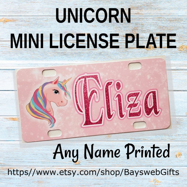 Mini License Plate - Etsy