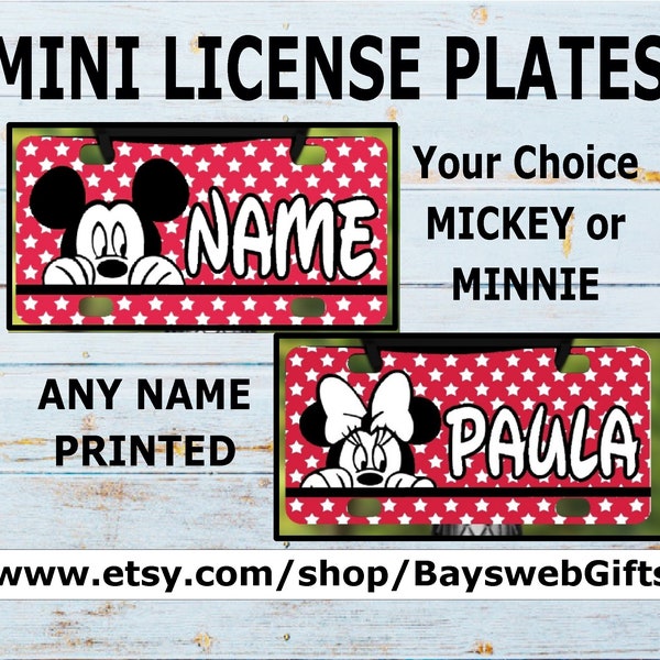 Mini License Plate - Etsy