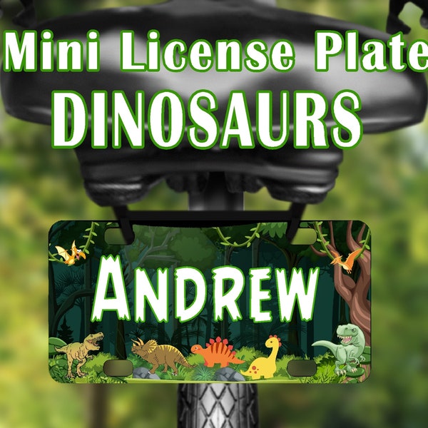 Dinosaur License Plate Frame - Etsy