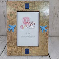 Personalised Travel Collage Picture Frame, Photo Gift, Multi Photo ...