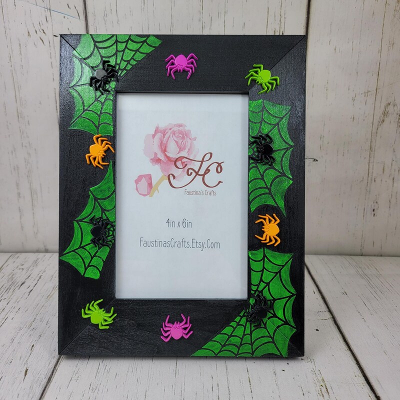 Framed Spider Web - Etsy