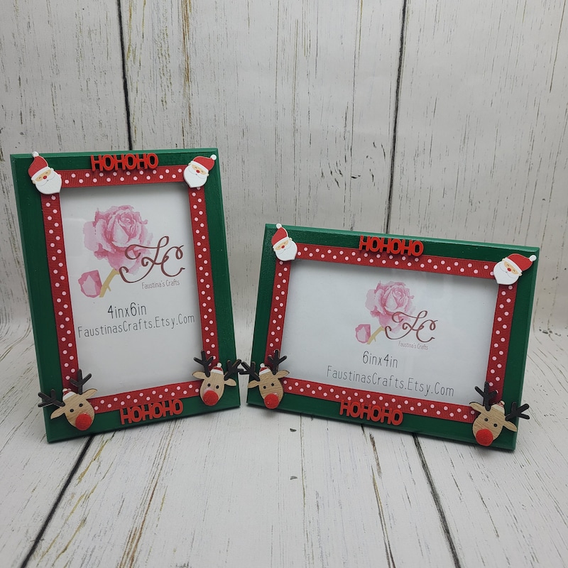 Santa Frame 4 X6 - Etsy