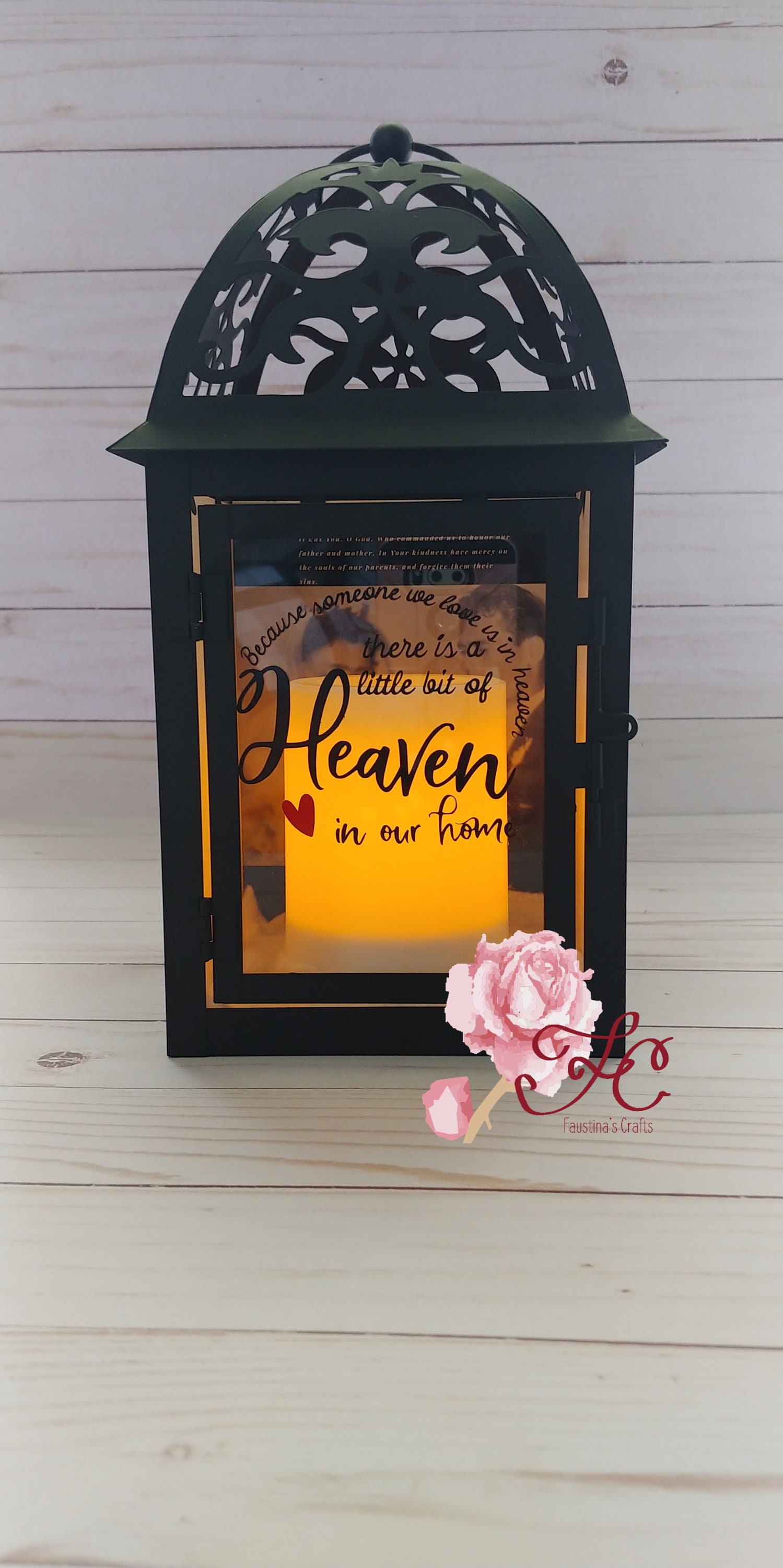 Personalized Memorial Lantern: Remembrance Keepsake With LED Candle - Etsy