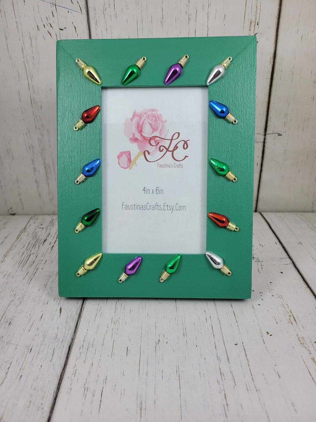 Christmas Lights Photo Frame - Etsy