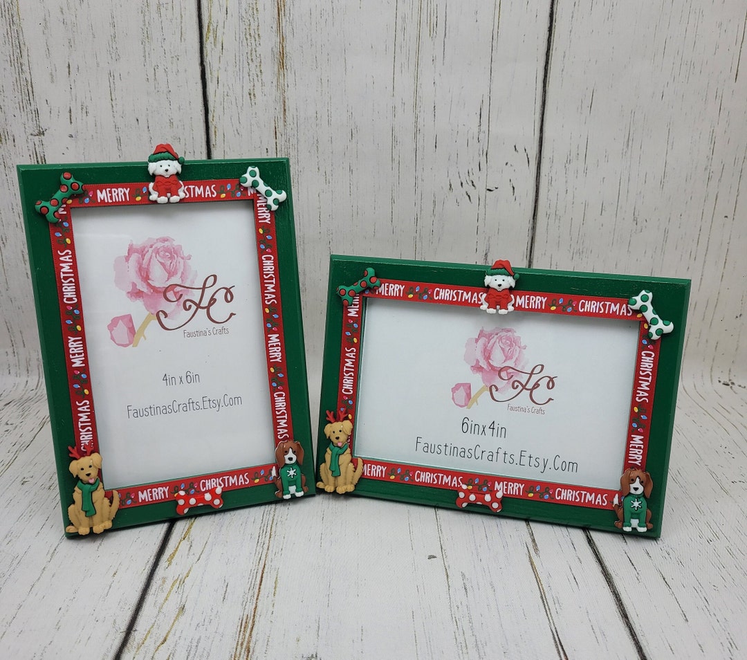 Christmas Dogs Frames - Etsy