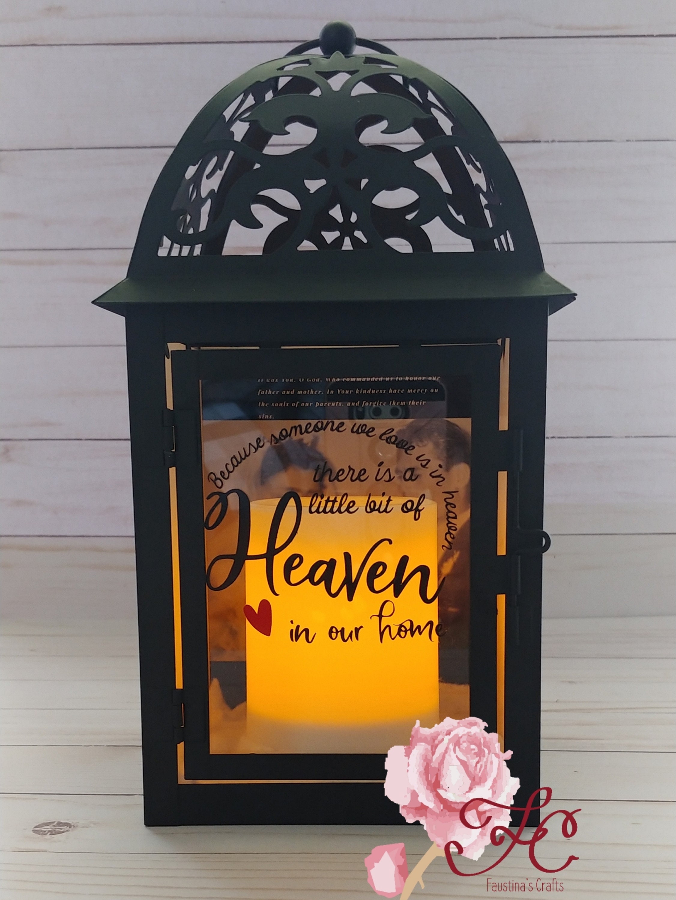Personalized Memorial Lantern: Remembrance Keepsake With LED Candle - Etsy