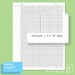 PRINTABLE Aida 14 Cross Stitch Graph Paper Letter/a4 14 Fabric Counts ...