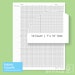 Aida 14 Count Cross Stitch Graph Paper (PDF Instant Download) - Etsy