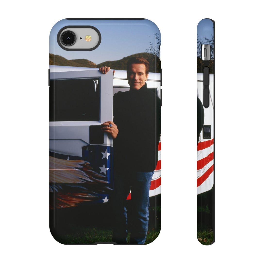 Arnold Schwarzenegger Unbreakable Phone Case With Original Photo Posing ...