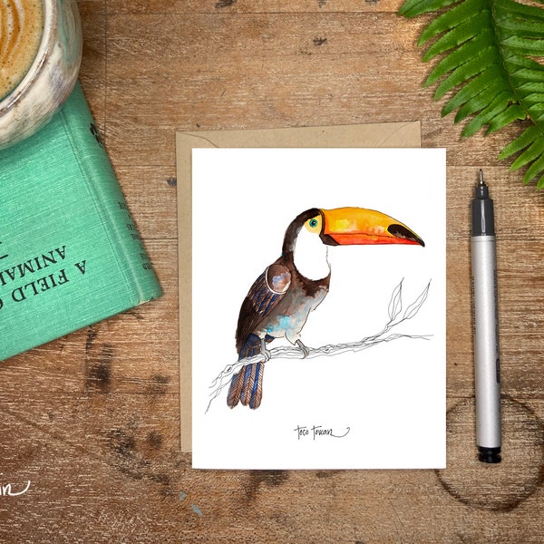 Toucan Greeting Card - Etsy