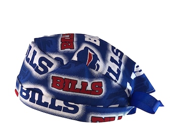 Buffalo Bills Scrub/surgical Cap Sports - Etsy