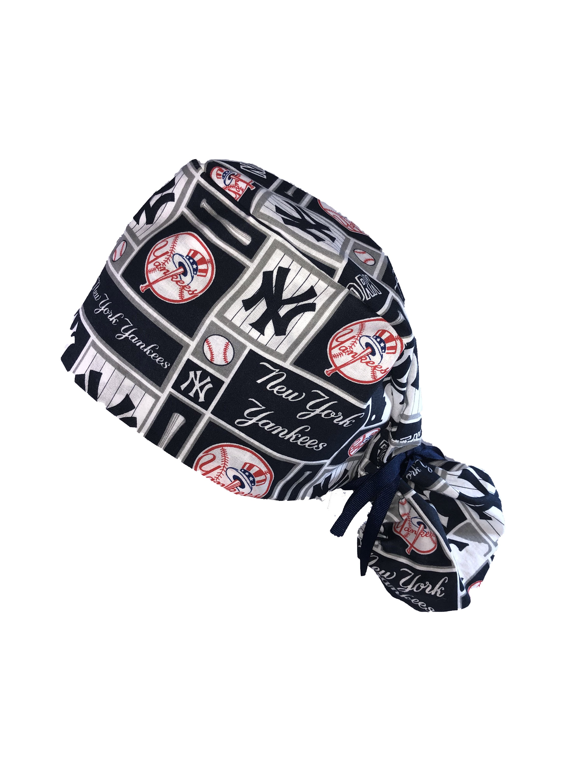 New York Yankees Blocks MLB Tie Back Scrub Cap, Nurse Hat, Surgical Cap ...
