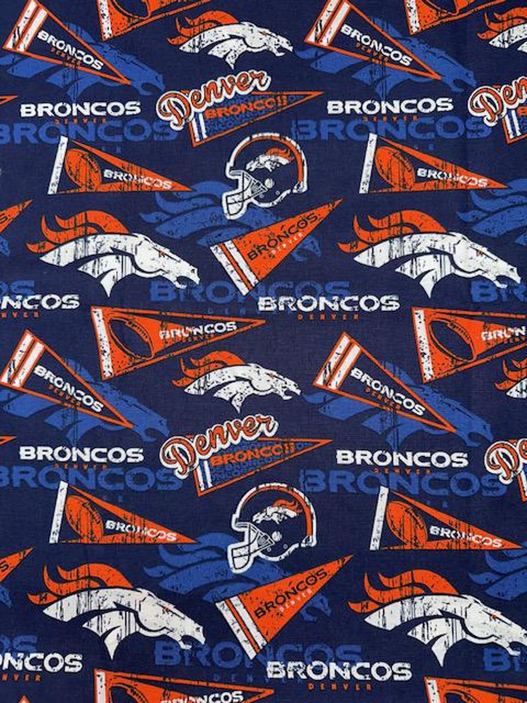 Denver Broncos Retro NFL Tie Back Scrub Cap, Nurse Hat, Surgical Cap ...