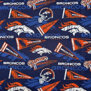Denver Broncos Retro NFL Tie Back Scrub Cap, Nurse Hat, Surgical Cap ...