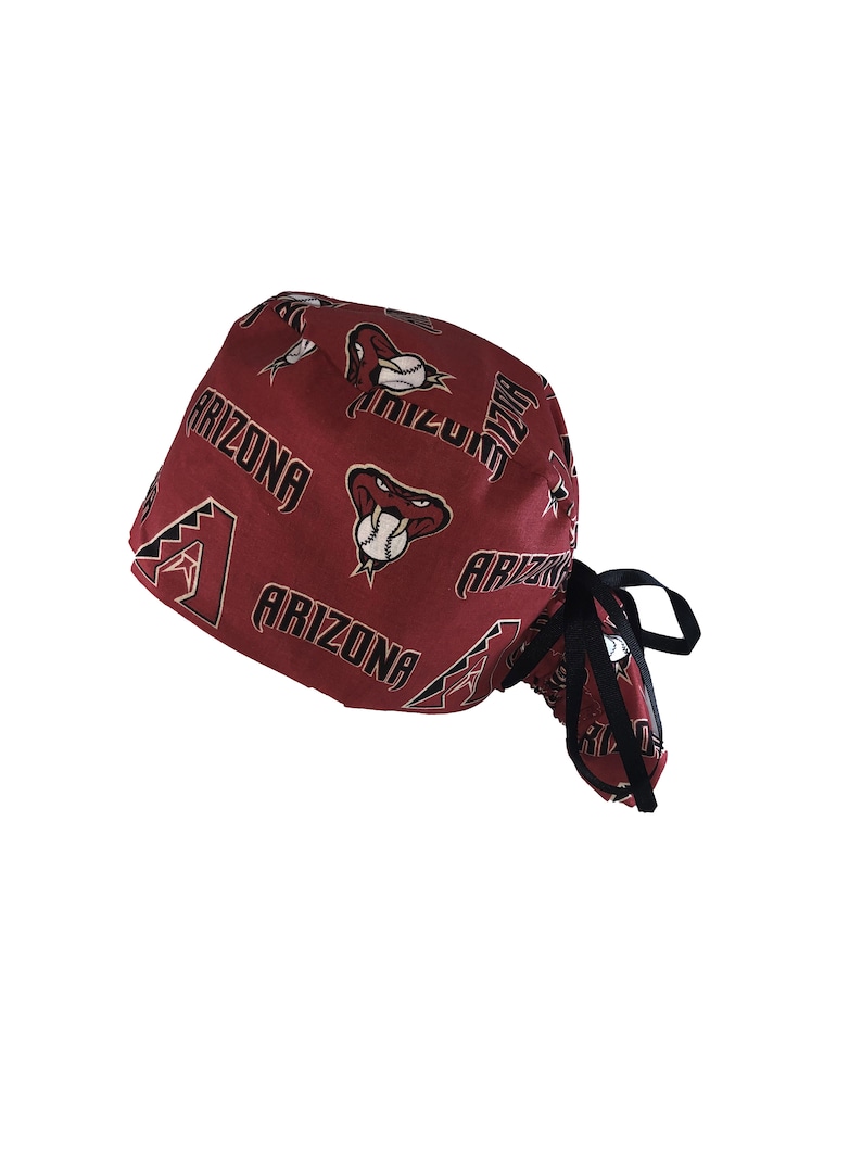 Arizona Diamondbacks MLB Tie Back Scrub Cap, Nurse Hat, Surgical Cap ...