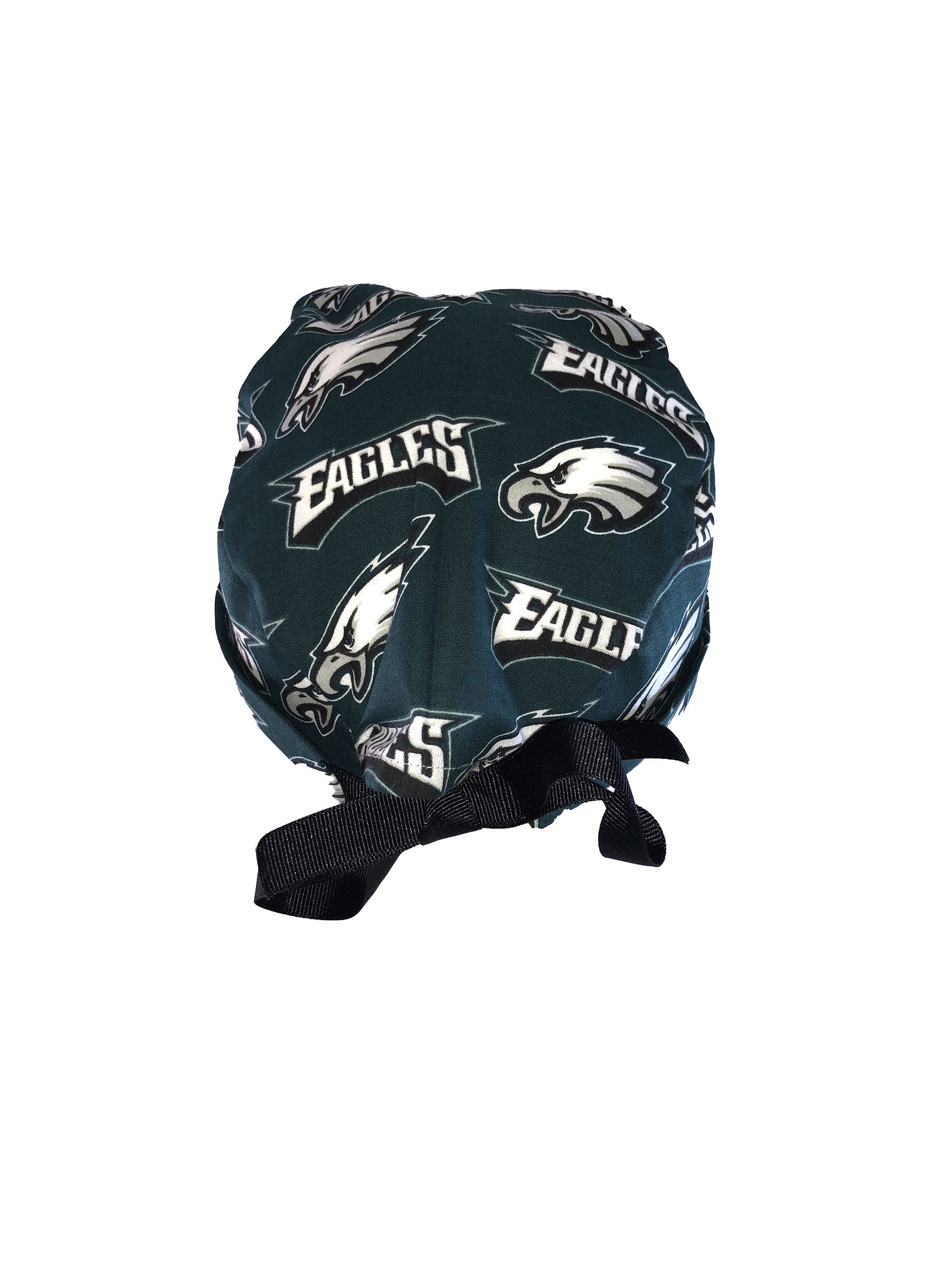 Philadelphia Eagles Large Print NFL Tie Back Scrub Cap Nurse - Etsy New ...