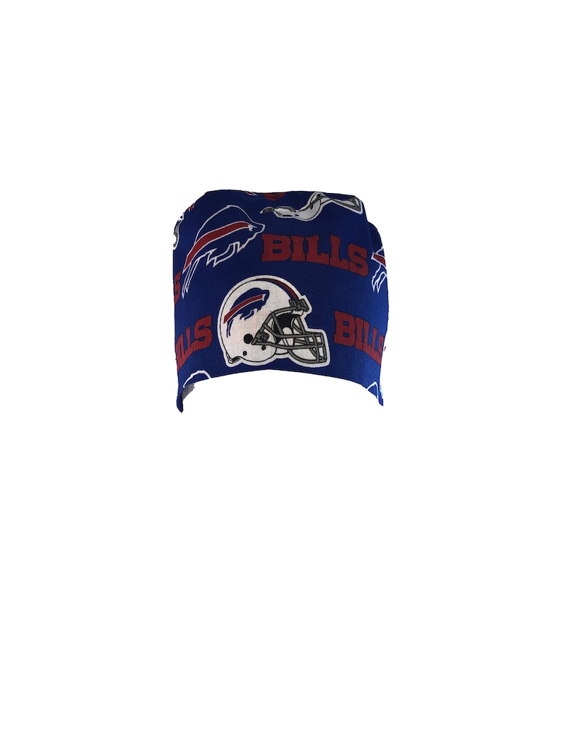Buffalo Bills NFL Tie Back Scrub Cap, Nurse Hat, Surgical Cap, Surgical ...