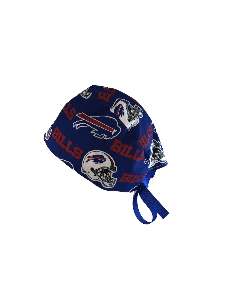 Buffalo Bills NFL Tie Back Scrub Cap Nurse Hat Surgical Cap - Etsy ...