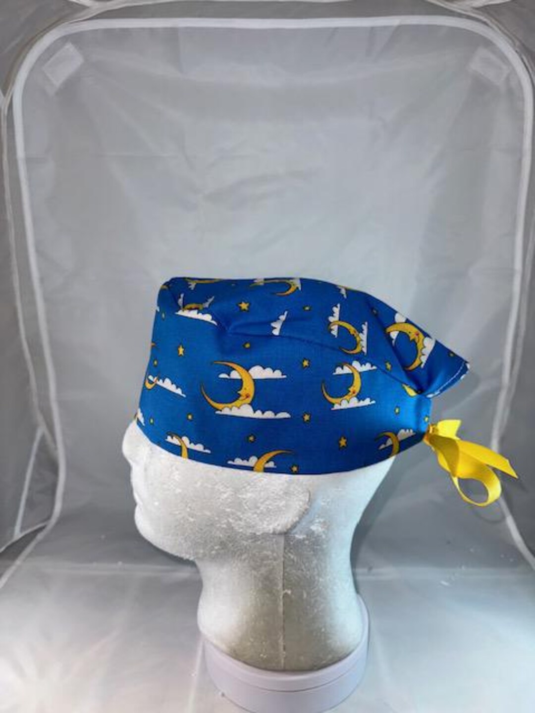 Moons Tie Back Scrub Cap, Nurse Hat, Surgical Cap, OR Cap, Surgery ...