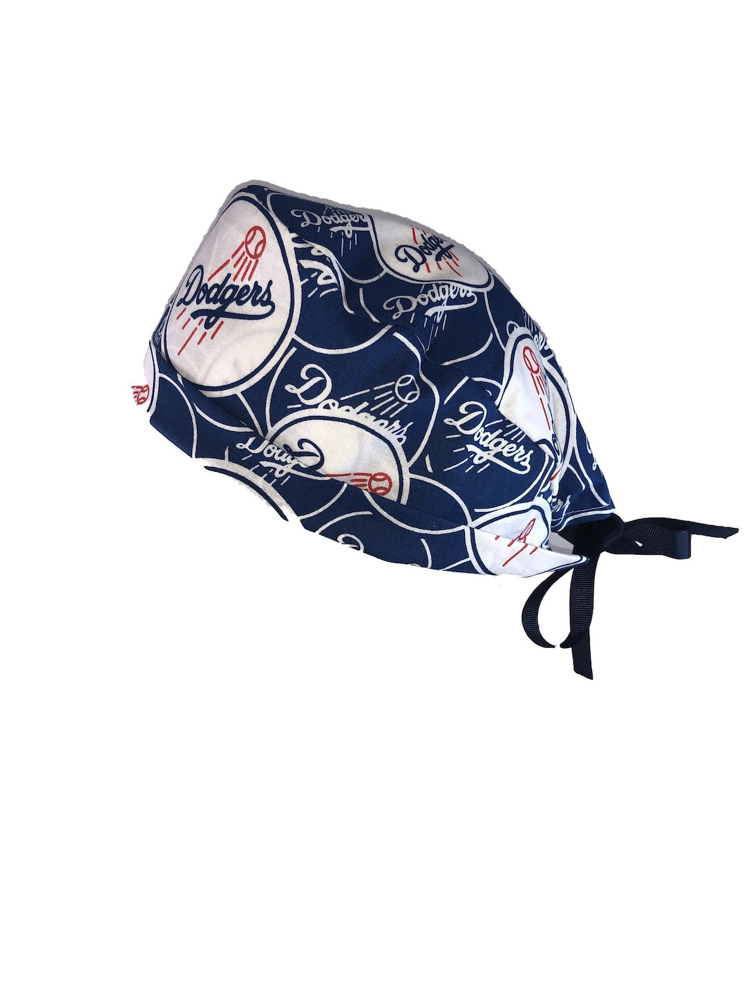 Los Angeles Dodgers Balls MLB Tie Back Scrub Cap, Nurse Hat, Surgical ...