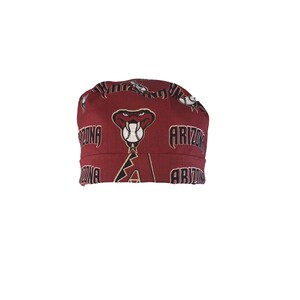 Arizona Diamondbacks MLB Tie Back Scrub Cap, Nurse Hat, Surgical Cap ...