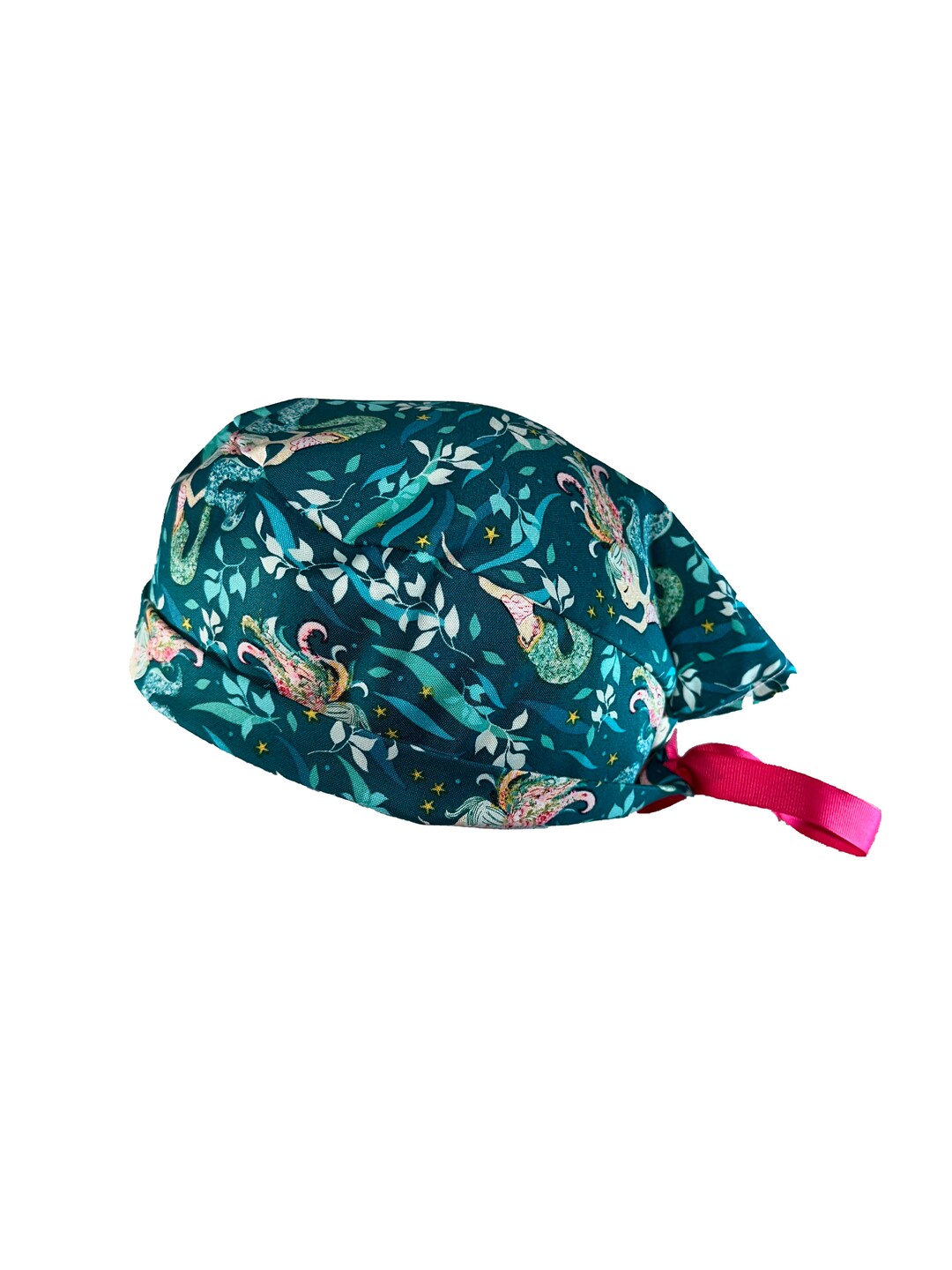 Mermaids Tie Back Scrub Cap, Nurse Hat, Surgical Cap, OR Cap, Surgery ...