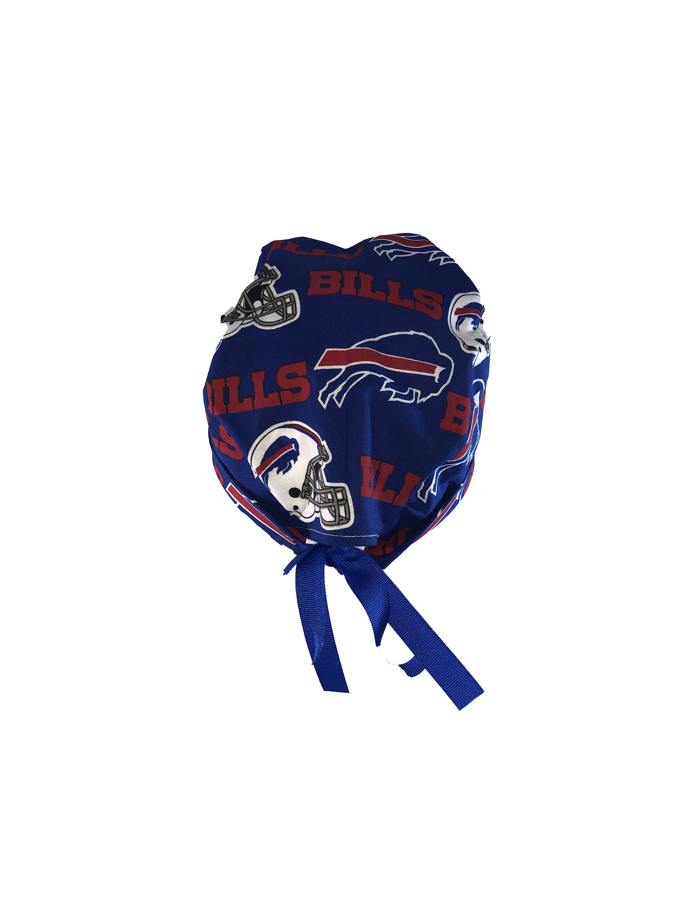 Buffalo Bills NFL Tie Back Scrub Cap Nurse Hat Surgical Cap | Etsy