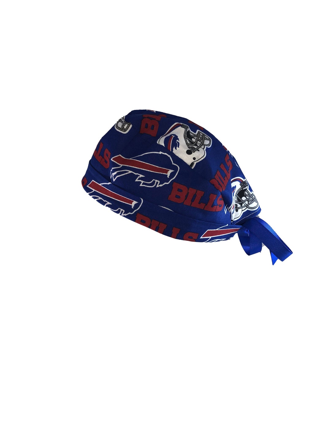 Buffalo Bills NFL Tie Back Scrub Cap, Nurse Hat, Surgical Cap, Surgical ...