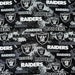 Las Vegas Raiders Distressed NFL Tie Back Scrub Cap, Nurse Hat ...