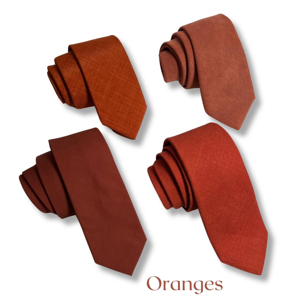 Terracotta, Rust, Spice, Sienna, Cinnamon NECKTIES + BOW TIES - Etsy