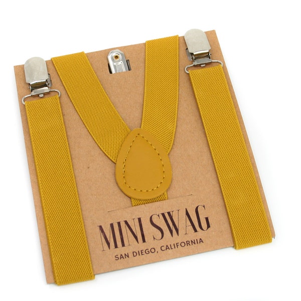 Yellow Suspenders - Etsy