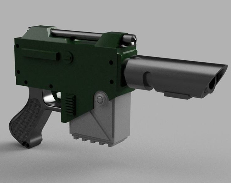 Laspistol Warhammer 40k Astra Militarum 3d Model - Etsy