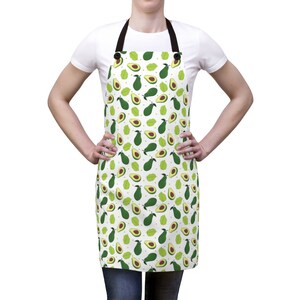 Avocado Apron,kitchen Apron,baking Apron,cooking Apron,cute Apron,green ...