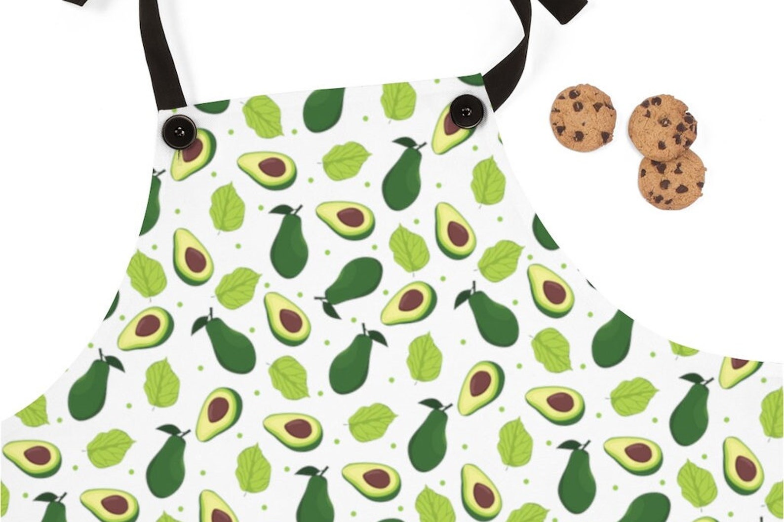 Avocado Apron,kitchen Apron,baking Apron,cooking Apron,cute Apron,green ...