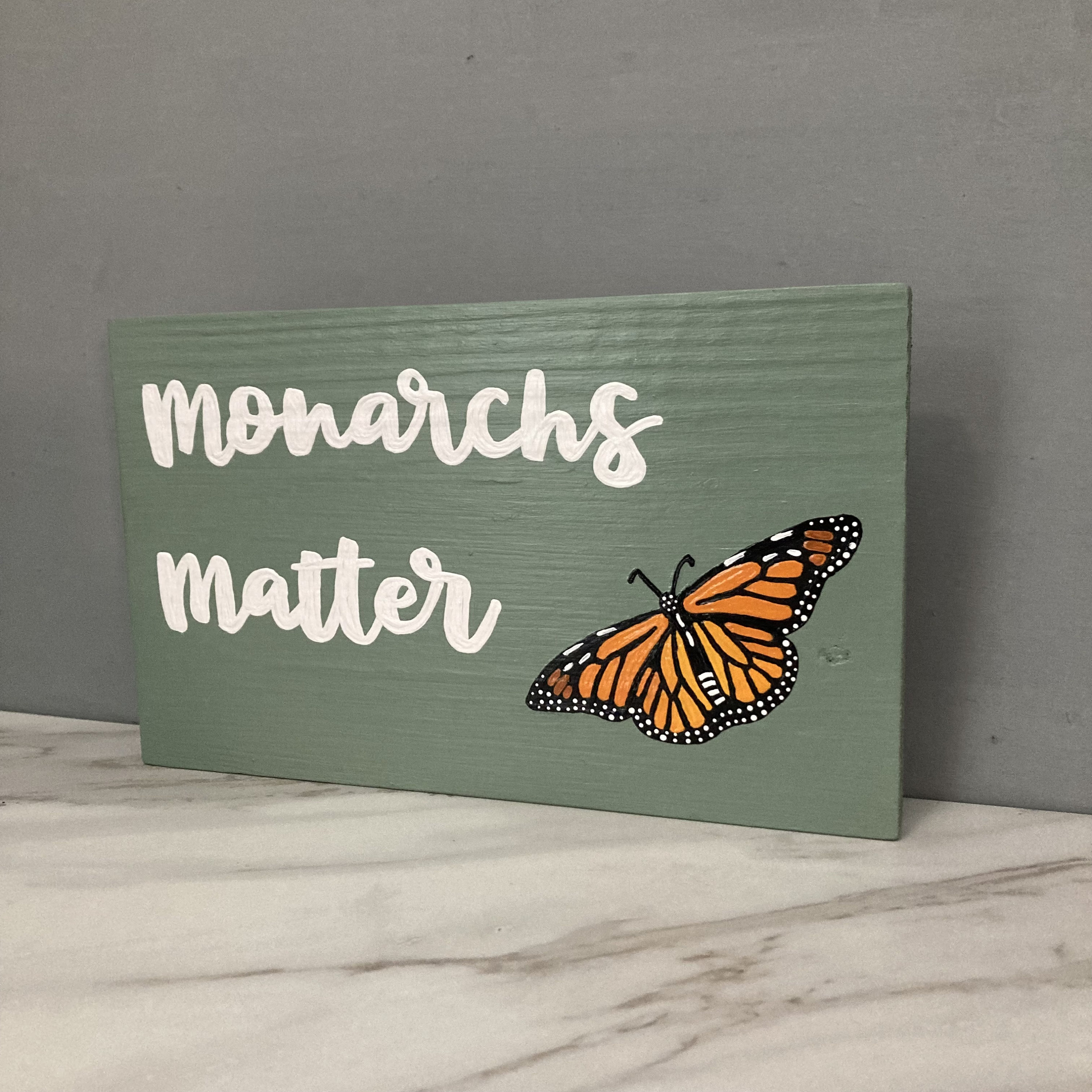 Monarchs Matter Sign Monarch Butterfly Art Butterfly Wood - Etsy
