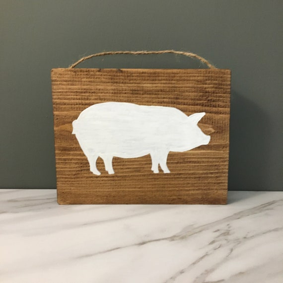 Farm Animal Wood Sign Farmhouse Wood Sign Farm Animal Decor - Etsy
