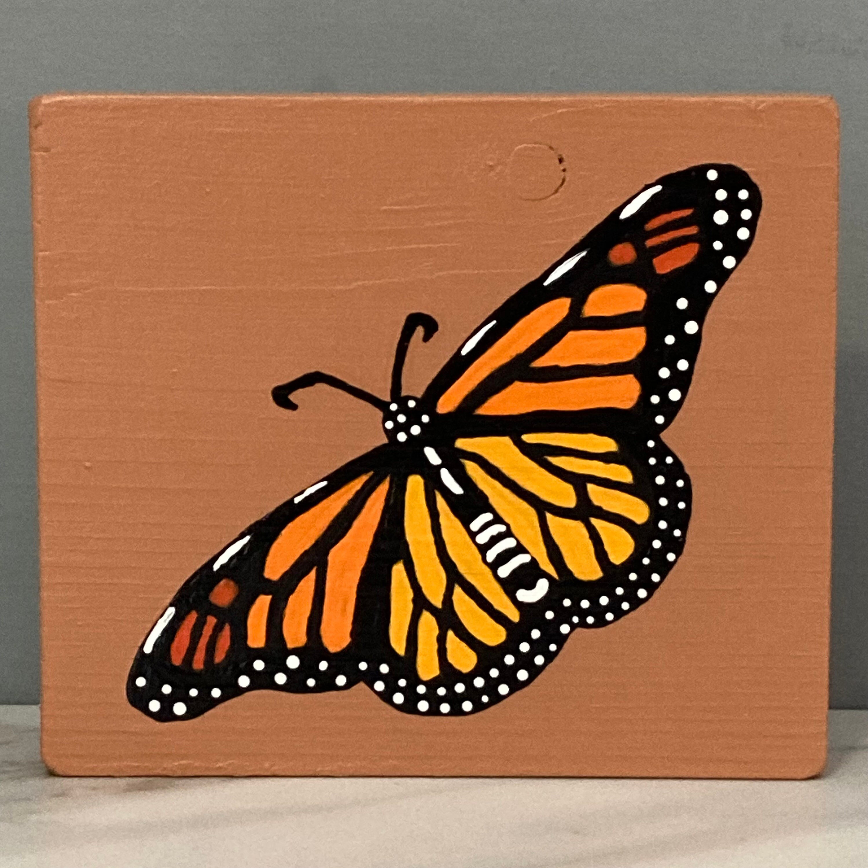 Monarch Butterfly Art Butterfly Decor Wooden Shelf Signs - Etsy