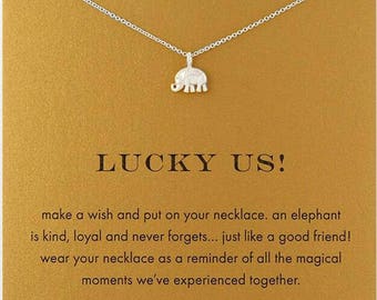 Elephant necklace | Etsy