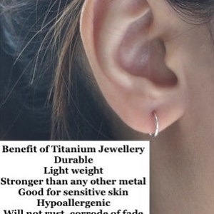 Titanium Pentagram Hoop Star Piercing Cute Body Jewellery - Etsy