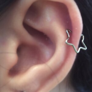 Titanium Pentagram Hoop Star Piercing Cute Body Jewellery - Etsy