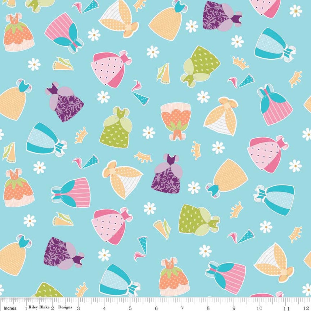 Sandra Workman - Dream and A Wish - Dream Dresses Blue by Riley Blake ...