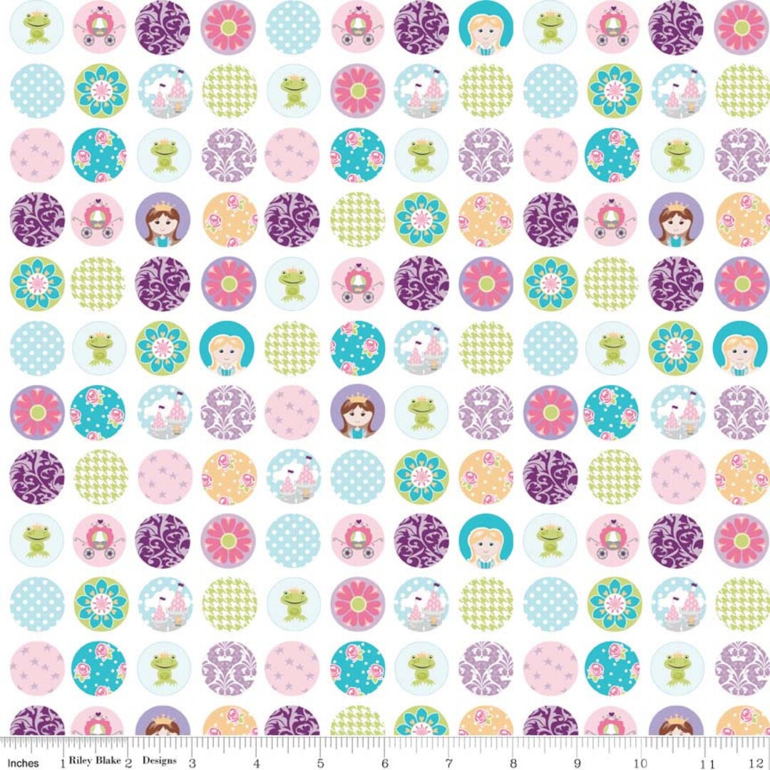 Sandra Workman Dream and A Wish Dream Dots White by Riley Blake Designs ...