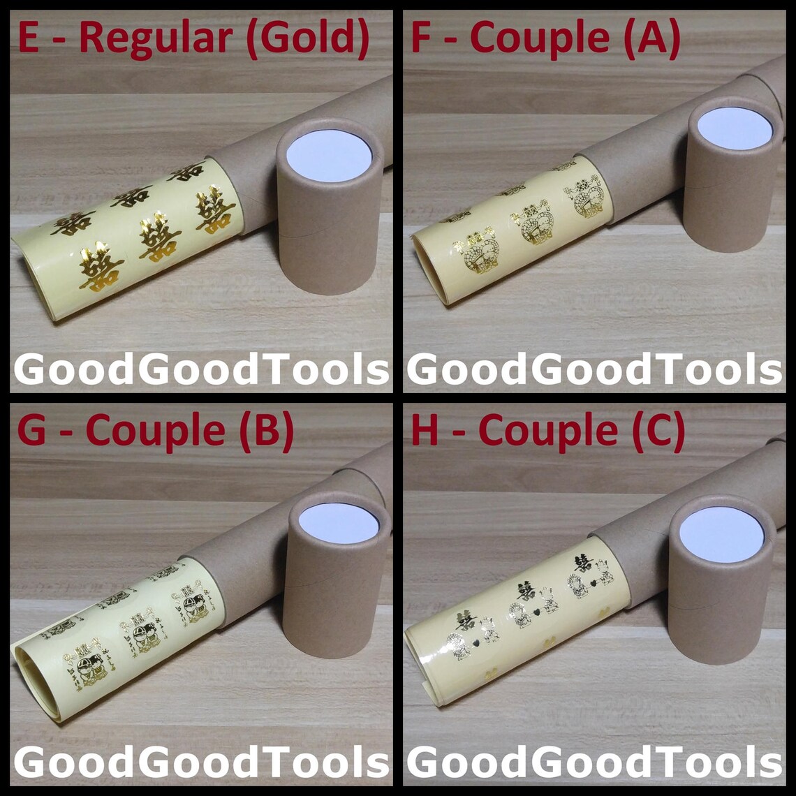 Chinese Double Happiness Sticker 8 Style to Choose, 200 Pcs - Etsy