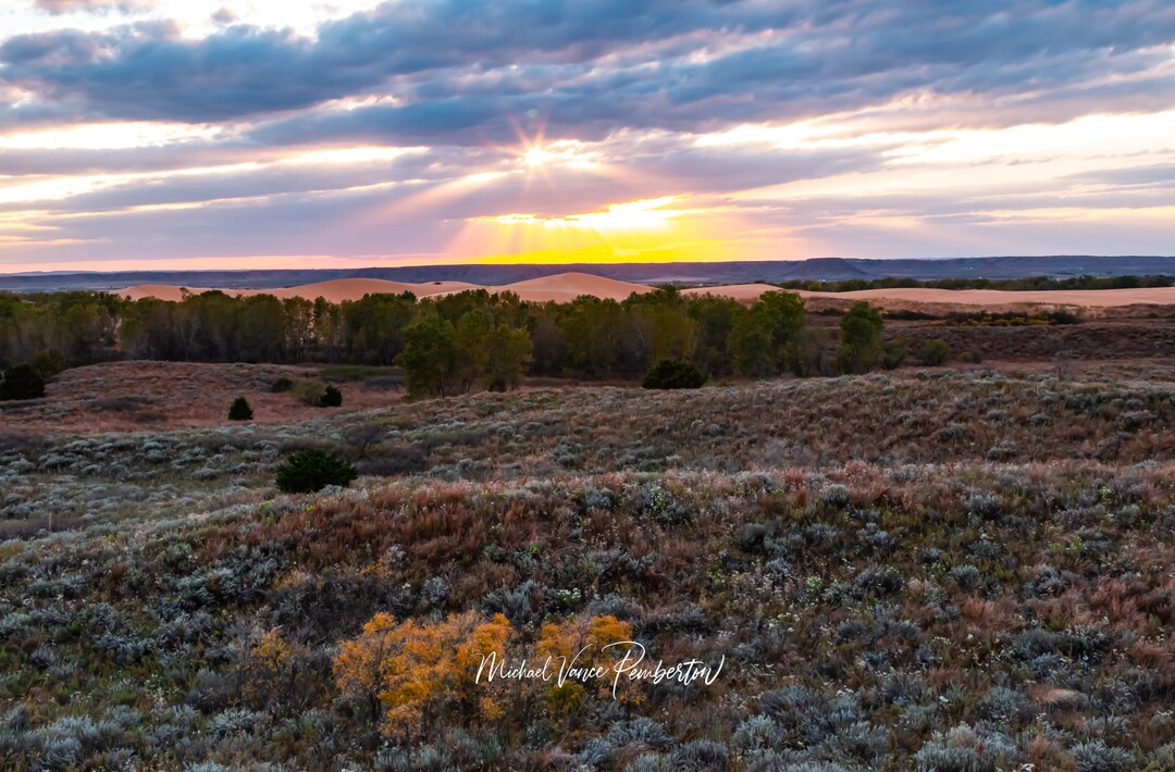 Oklahoma Scenic Little Sahara Desert State Park Landscape - Etsy