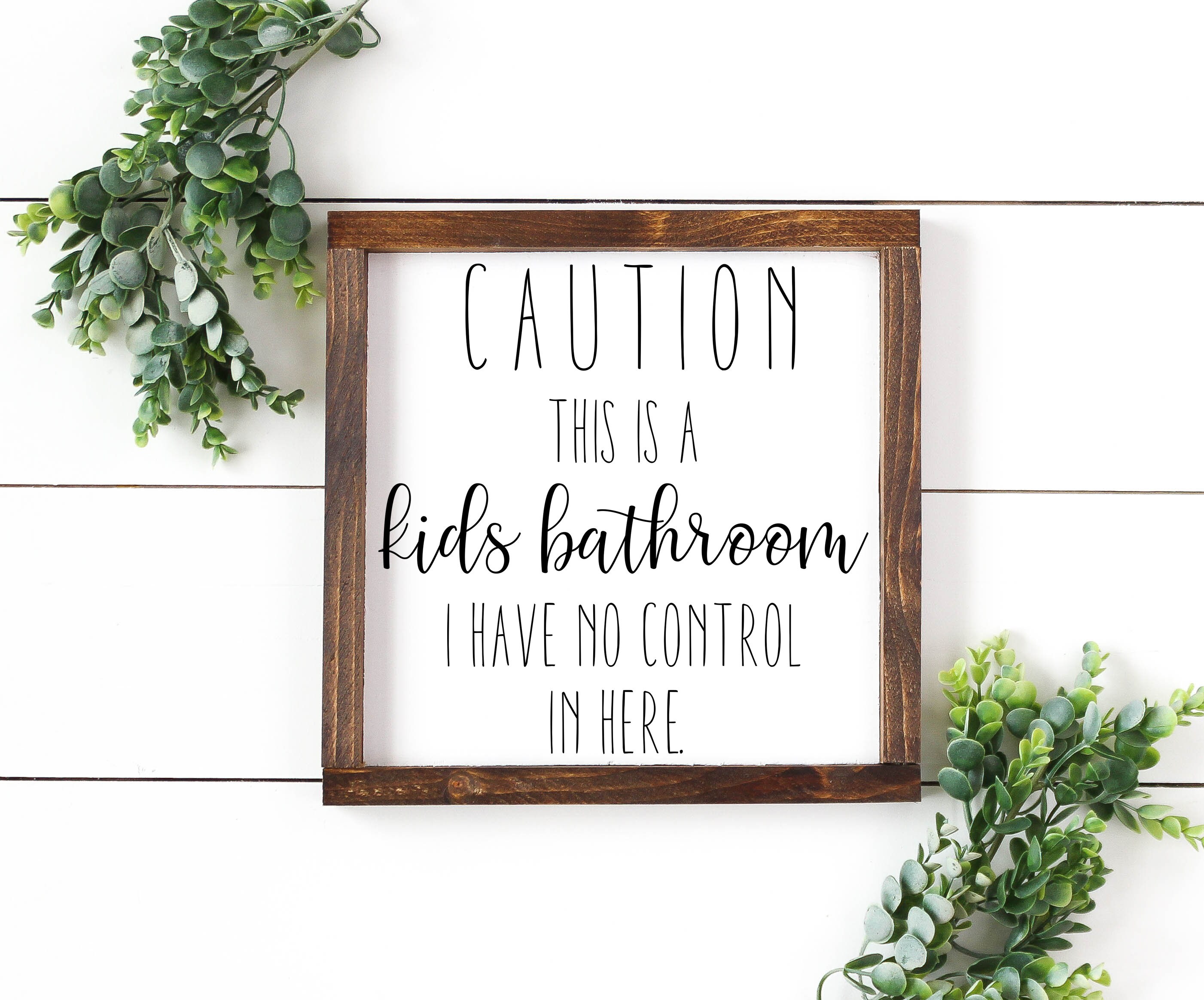 Kids Bathroom Sign Wood Sign Bathroom Sign Housewarming | Etsy