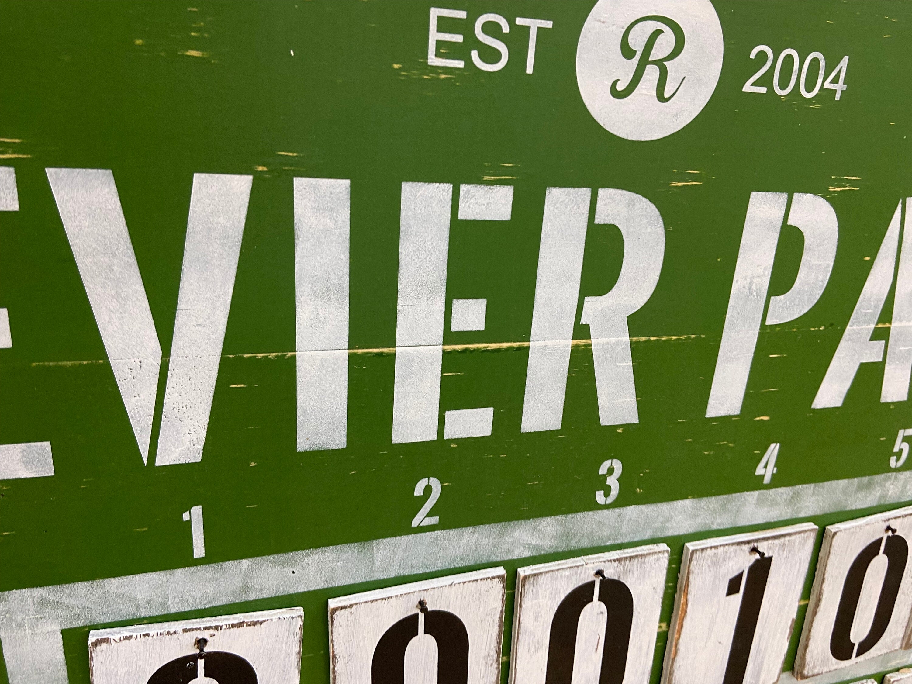 Custom Baseball Scoreboard - Vintage Baseball Scoreboard - Sports Decor ...