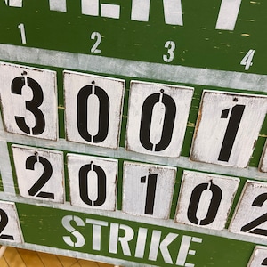 Custom Baseball Scoreboard - Vintage Baseball Scoreboard - Sports Decor ...